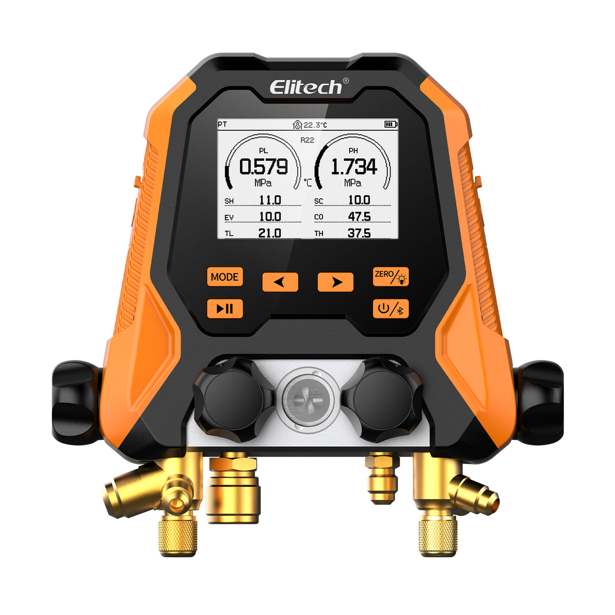 Elitech MS-870 HVAC Digital Manifold Gauge — ElitechEU