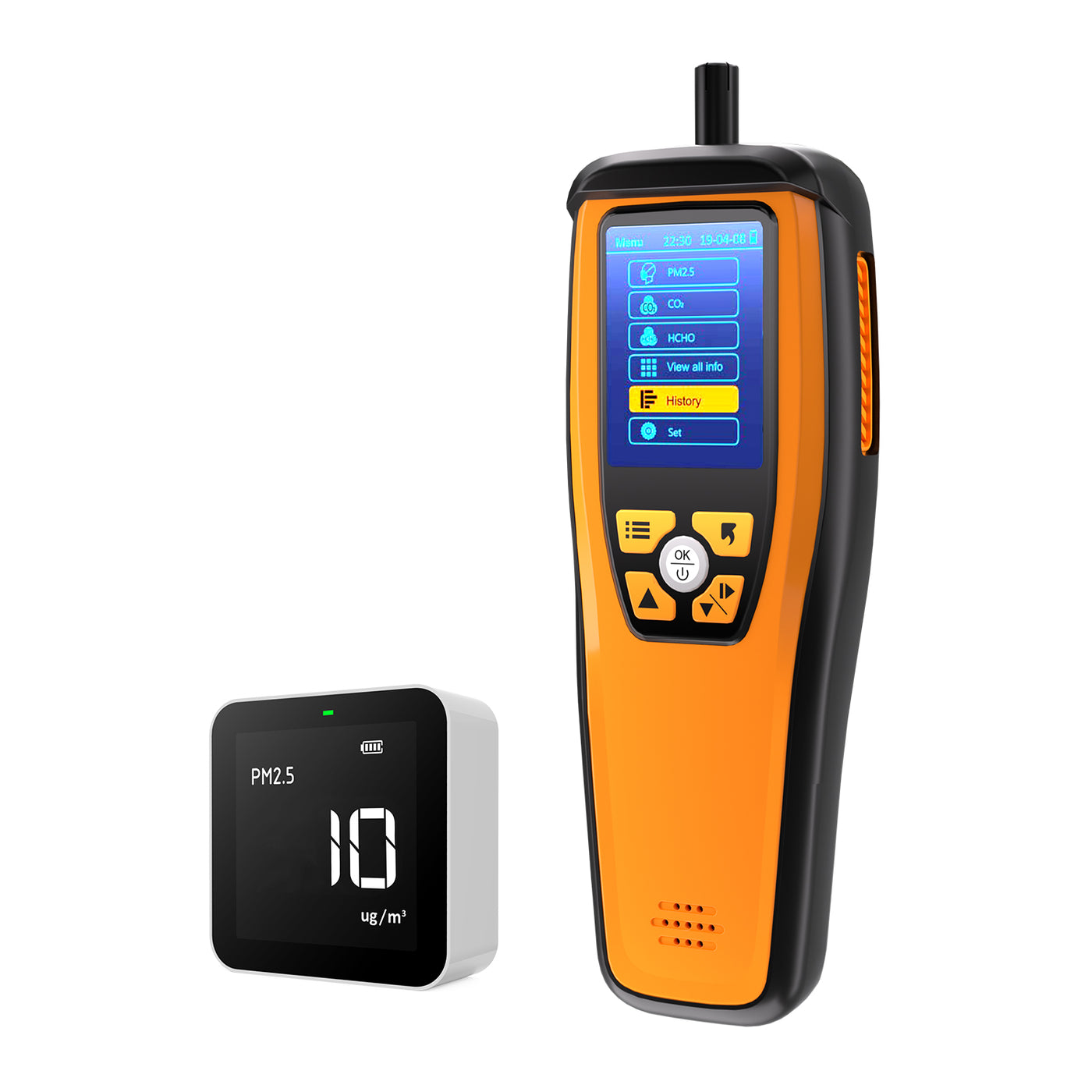 Temtop M2000 2nd Air Quality Monitor Detect CO2 PM2.5 PM10- Elitech UK ...