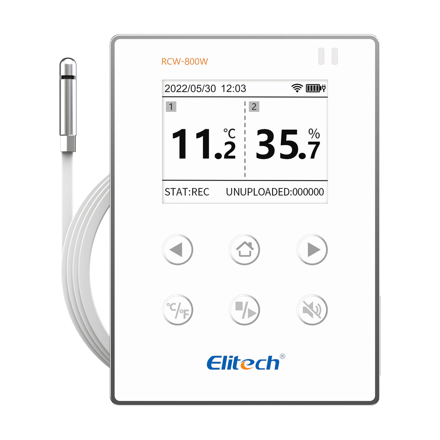 Elitech RCW-800W-THE Wireless Temperature & Humidity Data Logger ...