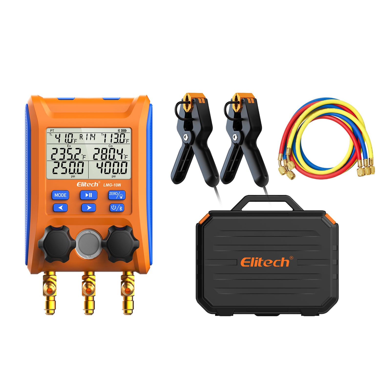 Digital Pressure Gauge, AC Manifold Gauge, Refrigerant Gauge — ElitechEU