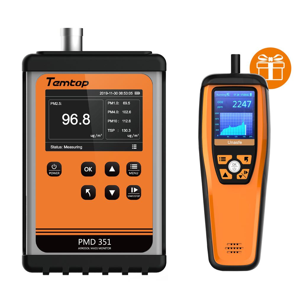 Temtop Handheld Particle Counter, Particle Monitor Expert - Temtop ...