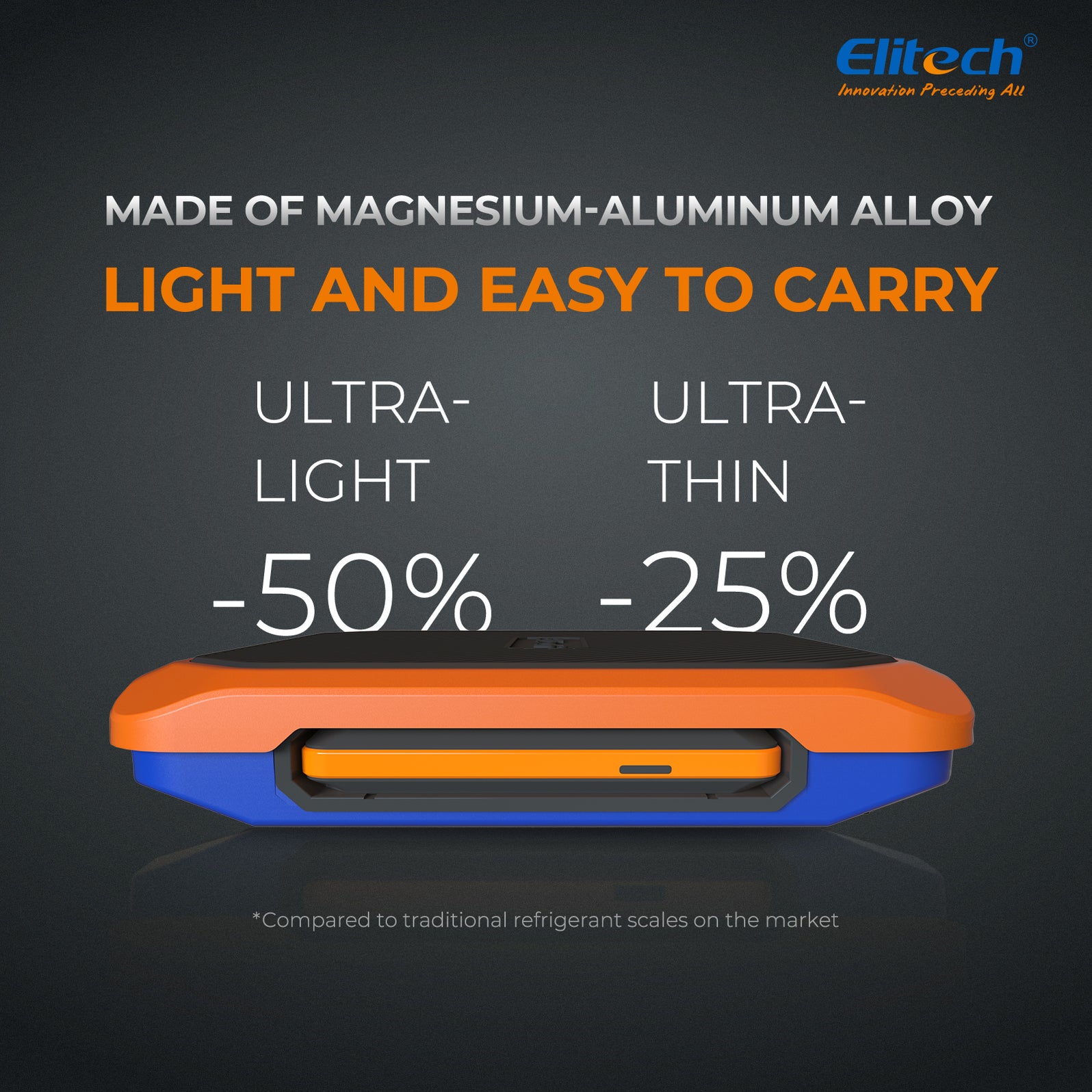 Elitech SRL-100 Ultra Lightweight Refrigerant Electronic Scale ...
