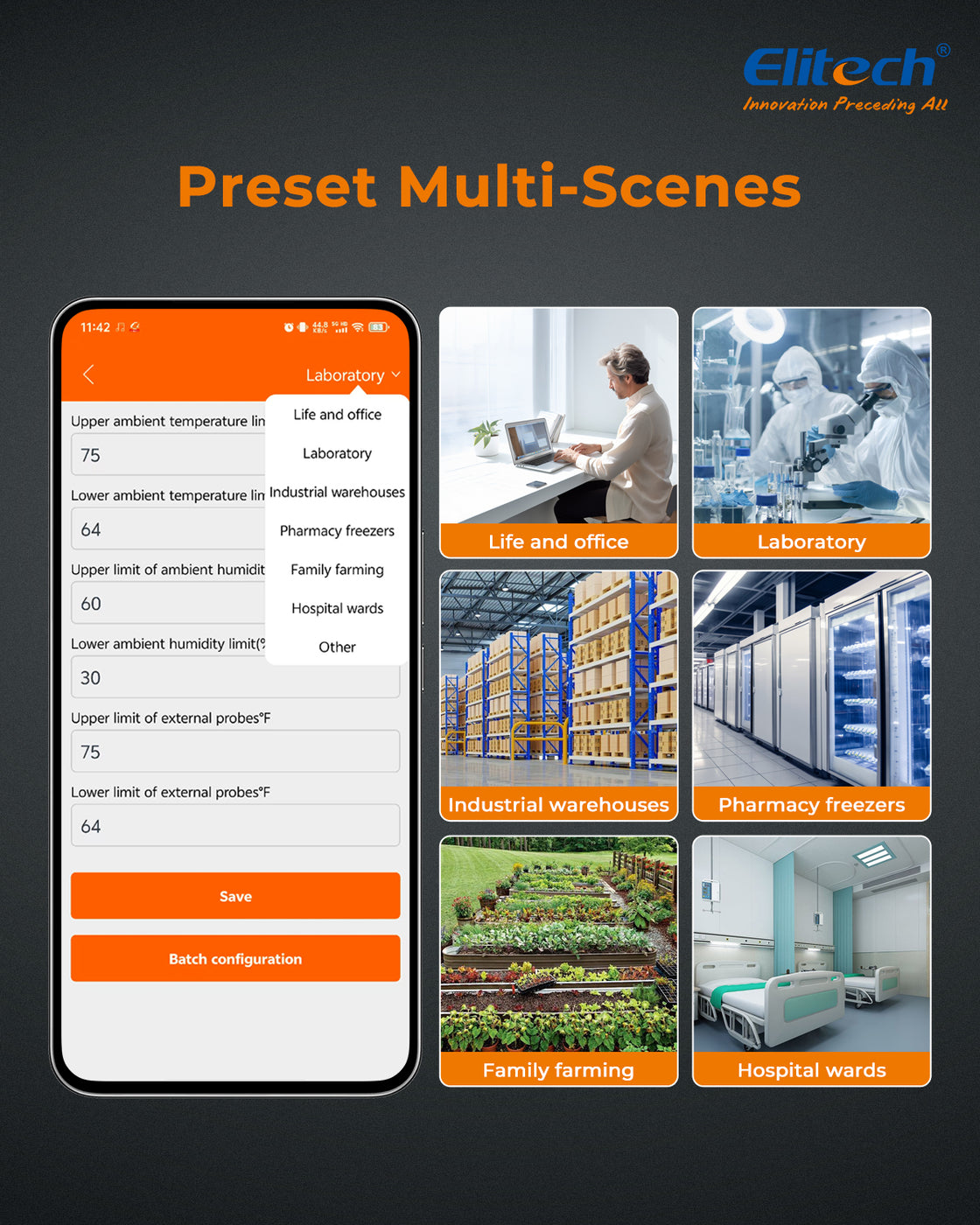 Elitech IPT-100S Digital Thermometer Hygrometer — ElitechEU