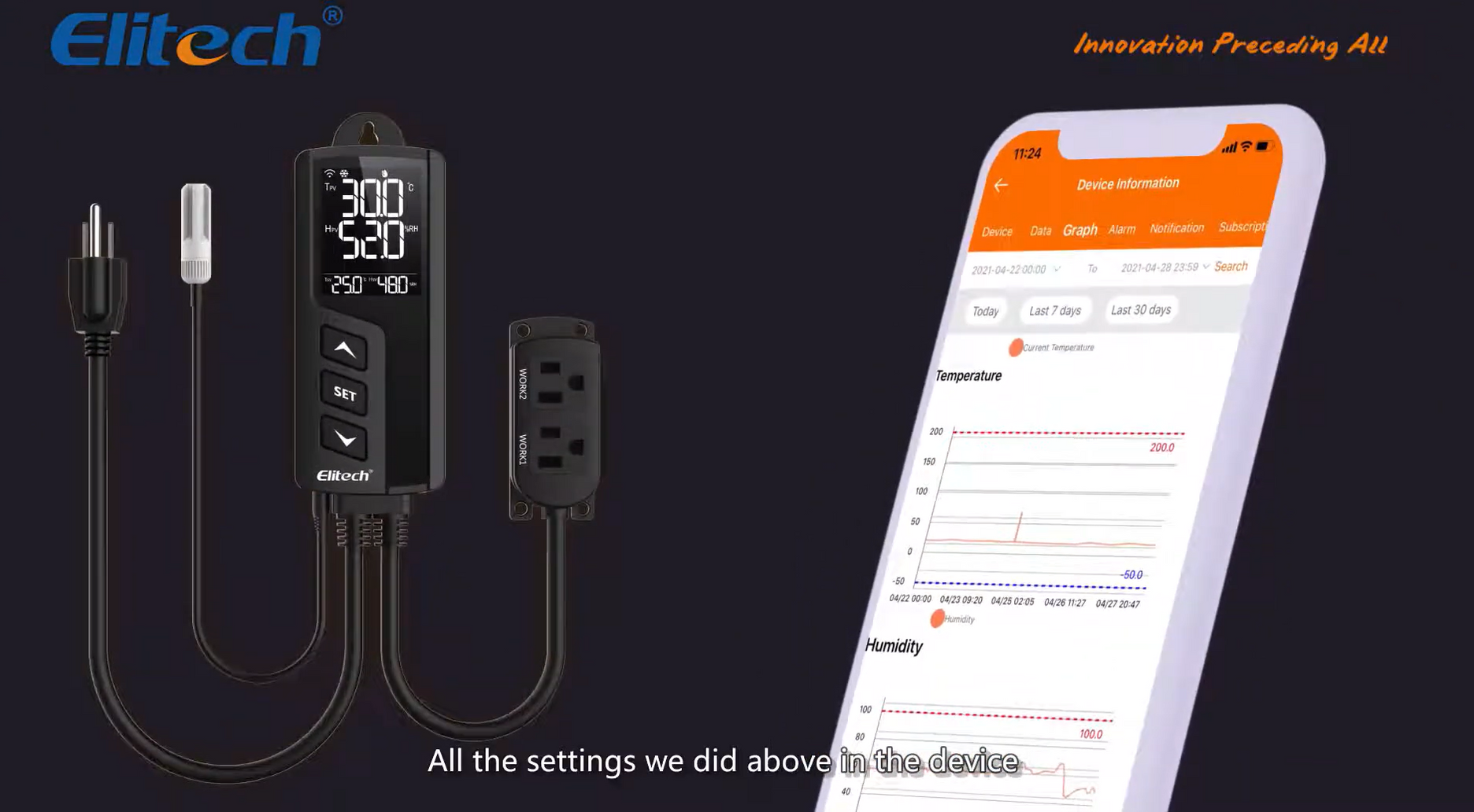 Elitech STC-1000WiFi TH Temperature and Humidity Controller - Elitech ...