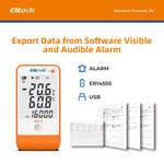 Elitech GSP-6 Temperature and Humidity Data Logger with External Probe ...