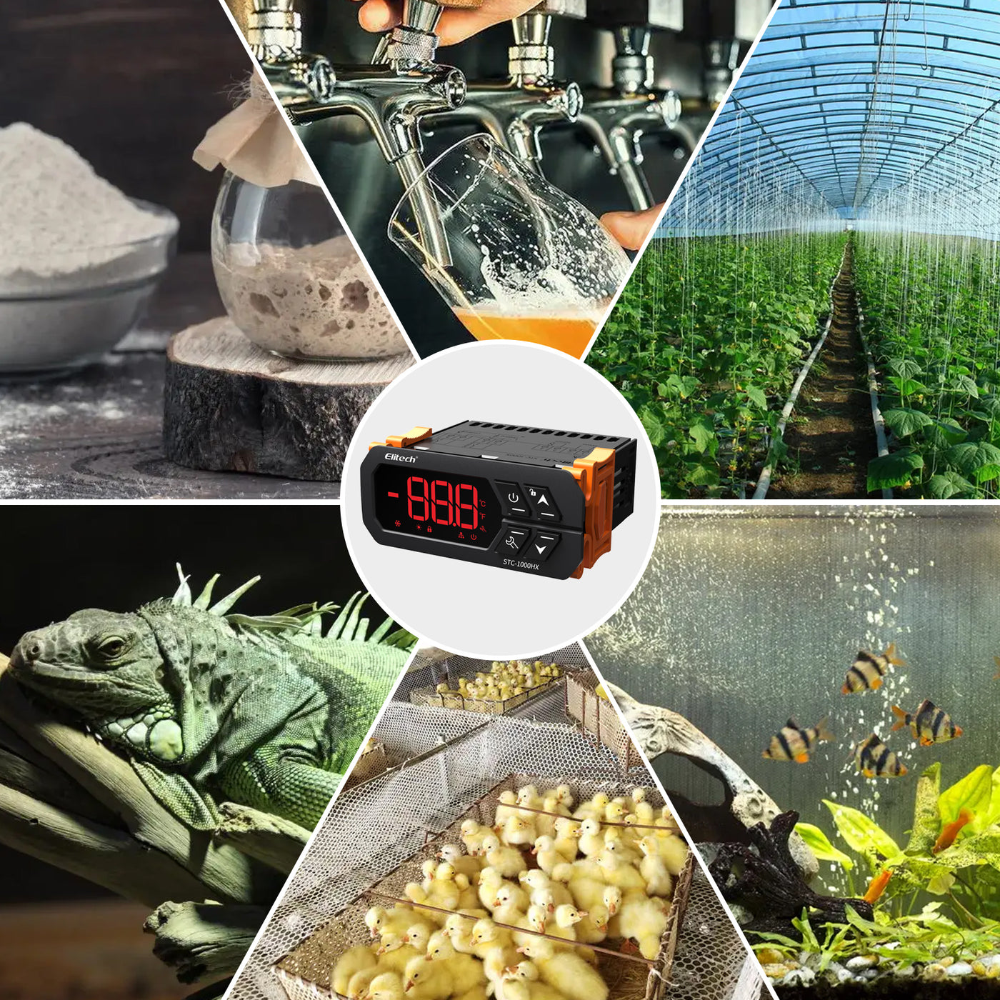 Elitech STC-1000HX Temperature Controller Thermostat, Upgrade STC-1000 — ElitechEU