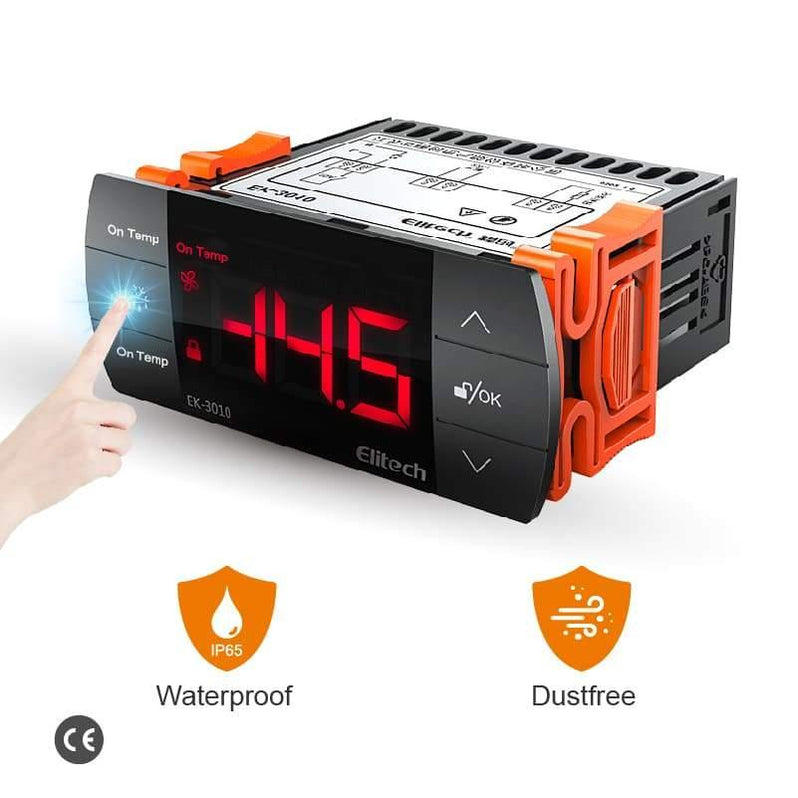 Elitech EK-3010 Touch KeyTemperature Controller Heating or Cooling Mode ...